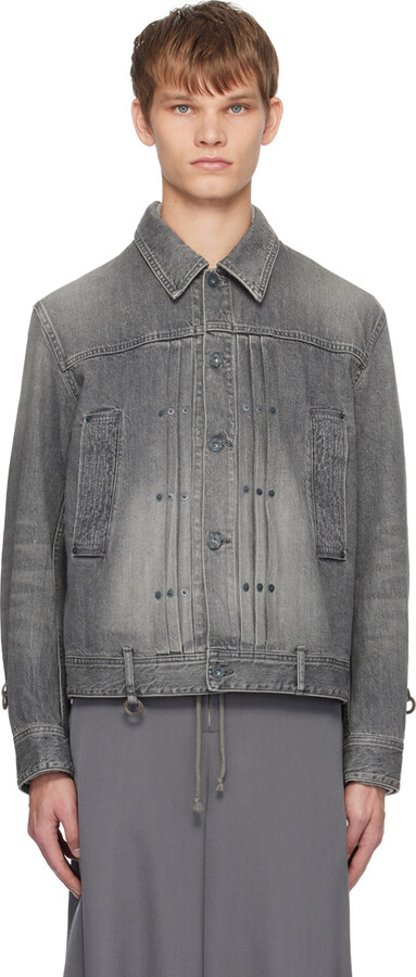 SOSHIOTSUKI Gray BDH Denim Jacket - ShopStyle