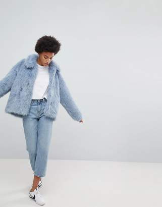 Fashion Look Featuring Topshop Coats and Weekday Fur & Shearling Coats ...