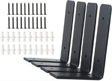 Rebrilliant Wall Hanging Shelf Brackets Heavy Duty Rustic Floating ...