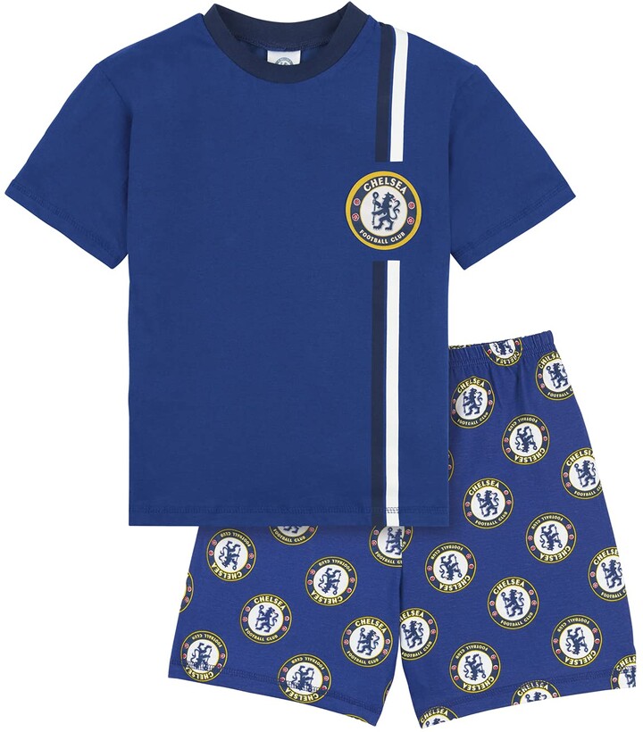 Chelsea F.C. Boys Pyjamas Cotton CFC Pjs Official Football Pyjamas for ...