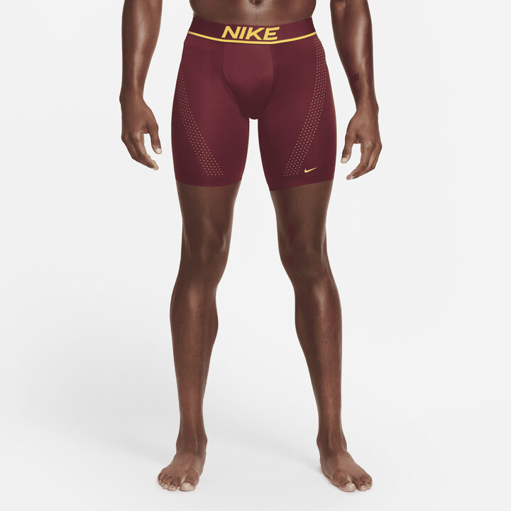 Nike Dri-FIT Elite Micro Men's Long Boxer Brief in Red - ShopStyle