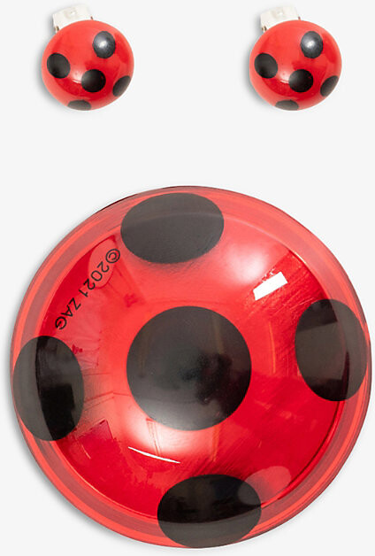 Dress UP Red Kids Miraculous Ladybug Spotted Yo-yo and Earrings set ...