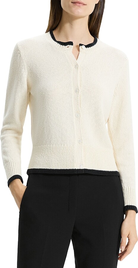 Theory Textured Cardigan - ShopStyle