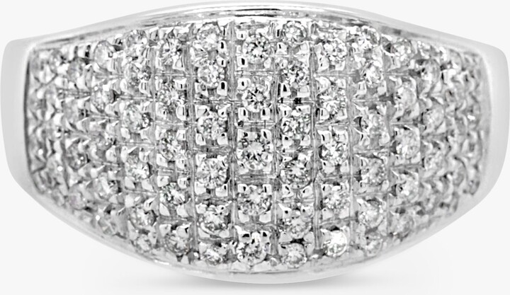 Milton & Humble Jewellery Second Hand 18ct White Gold 71 Stone Diamond ...