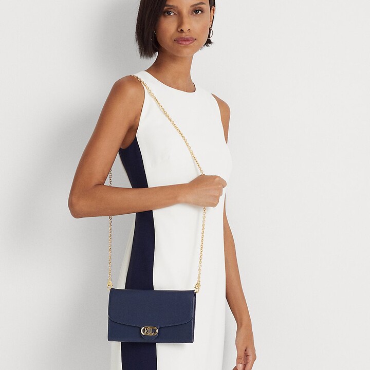 Lauren Ralph Lauren Ralph Lauren Leather Medium Adair Crossbody ...