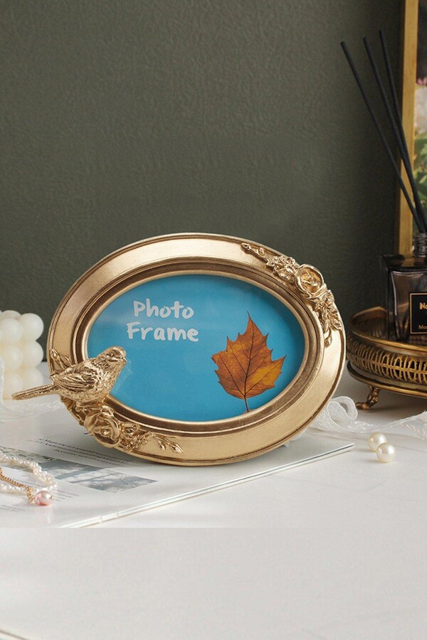 Living and Home Retro Palace Golden Relief Photo Frame - ShopStyle