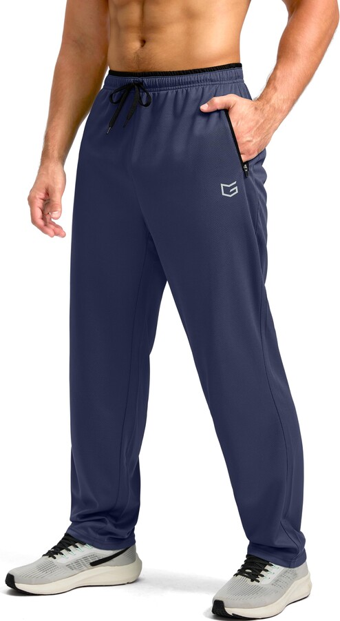 G Gradual Men's Sweatpants Open Bottom - ShopStyle Activewear Trousers