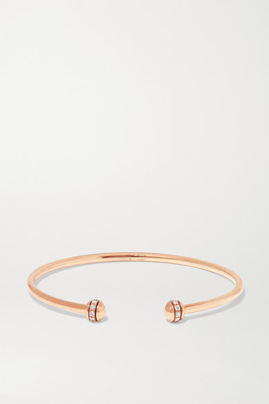 Piaget Possession 18-karat Rose Gold Diamond Cuff - ShopStyle Fine ...