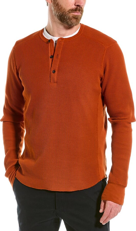 Rag & Bone Devon Waffle Henley - ShopStyle Short Sleeve Shirts