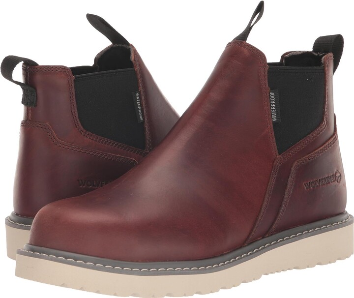 Wolverine Men's Trade Wedge Waterproof Steel Toe Romeo Construction ...