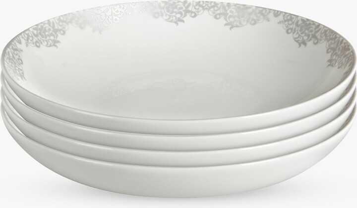 Denby Monsoon by Filigree Silver Fine China Pasta Bowl - ShopStyle ...