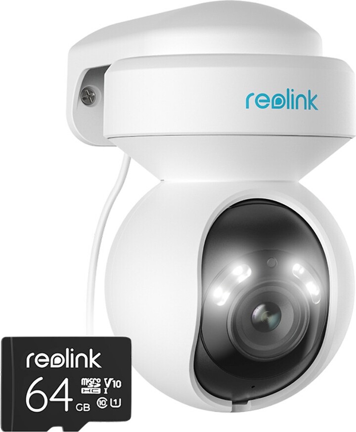 Reolink T1 Outdoor Spotlight Camera 5mp Ptz Set With 64gb Sd Card ...