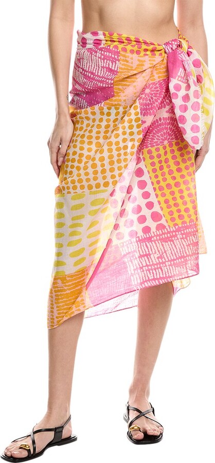 Echo Patchwork Pareo Wrap In-A-Bag - ShopStyle Swimsuit Coverups