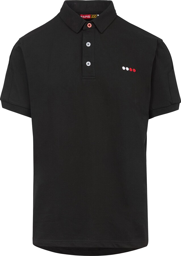 Papis Mens General Aviation Pilot Polo Shirt (Black - ShopStyle