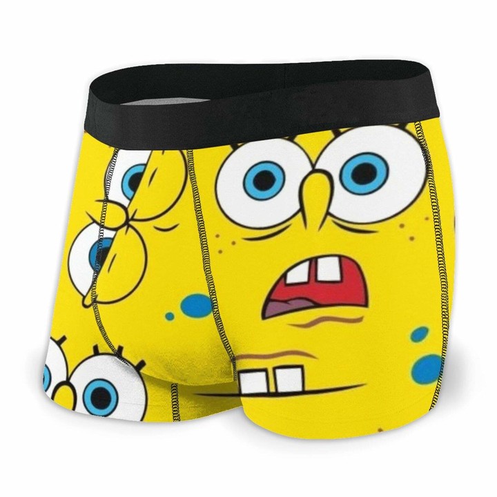 (Sponge-Bob) Men'S Boxer Briefs Short Yiriem Sports Underwear For ...