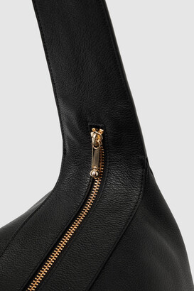 COS Curved Leather Shoulder Bag - ShopStyle