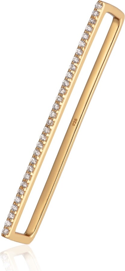 Scream Pretty Women's Gold Sparkling Cartilage Bar Ear Cuff - ShopStyle ...