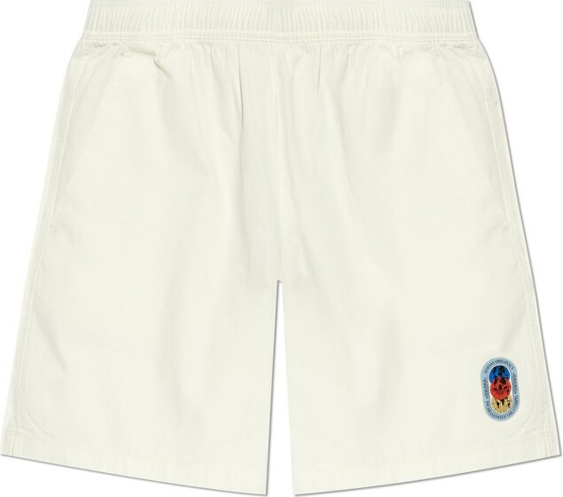 adidas Logo-Patch Shorts - ShopStyle