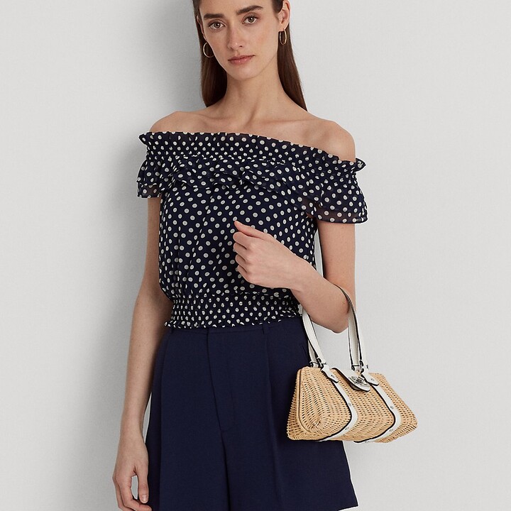 Lauren Ralph Lauren Ralph Lauren Rattan Medium Lilly Satchel - ShopStyle