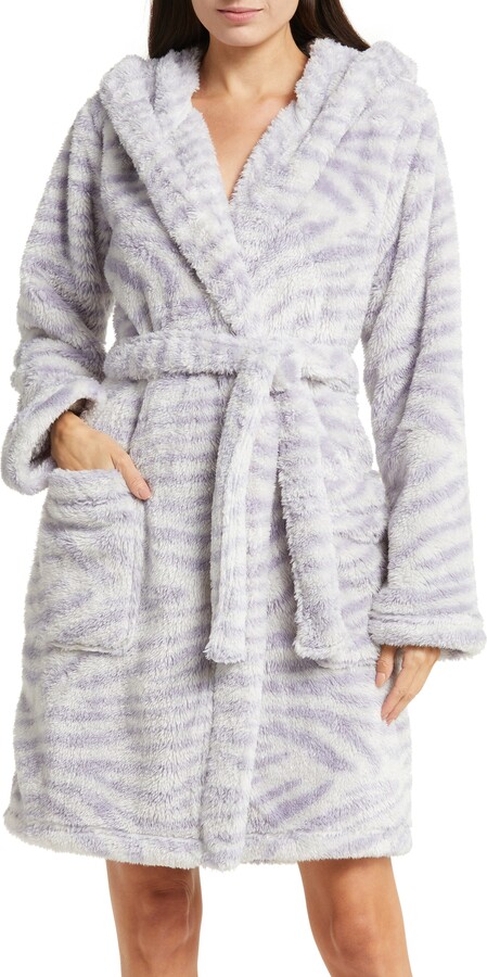 UGG Aarti Faux Shearling Hooded Robe - ShopStyle