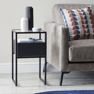 Dunelm Xavi Side Table Black - ShopStyle