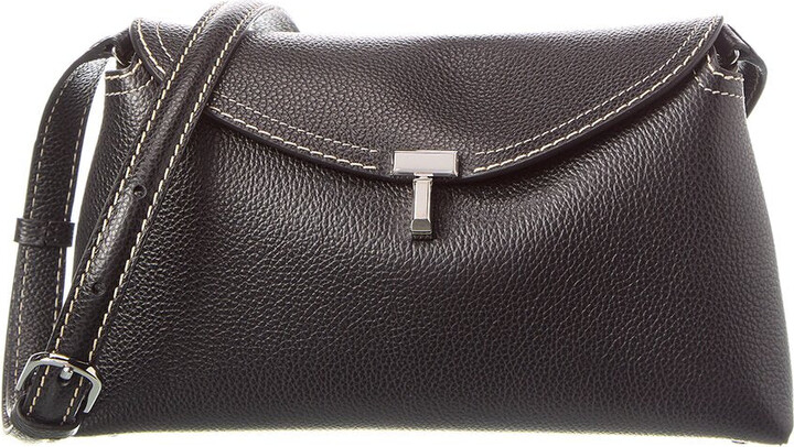 Totême T-Lock Top Handle Leather Satchel - ShopStyle