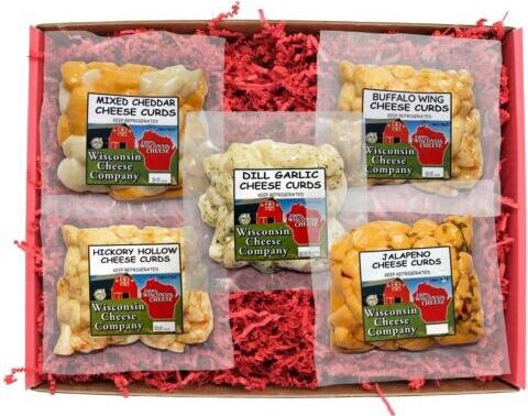 Wisconsin Cheese Company'S "Wisconsin Famous Cheese Curd Sampler" Gift ...
