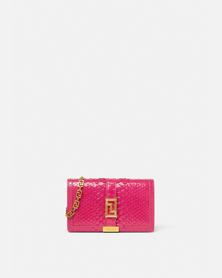 Versace Greca Goddess Python Mini Bag - ShopStyle