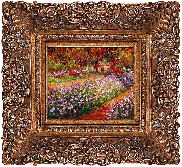 Museum Masters Artist's Garden At Giverny By Claude Monet Oil ...