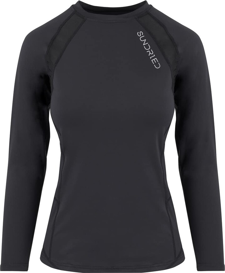 Sundried Women's Mesh Back Base Layer Long Sleeved Lightweight Vented ...