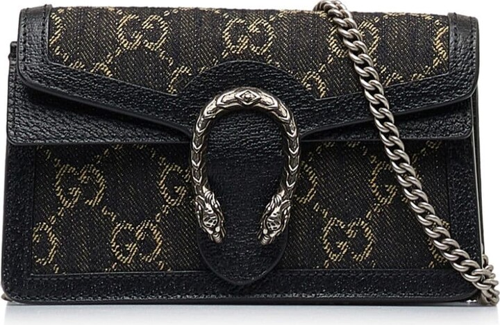 Gucci Pre-Owned 2015-2023 mini Dionysus denim crossbody bag - ShopStyle