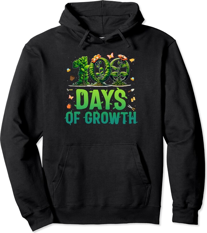 Funny Matching Tees Co. School 100 Days Of Growth Growing Plants ...