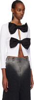 pushBUTTON SSENSE Exclusive White Cardigan - ShopStyle