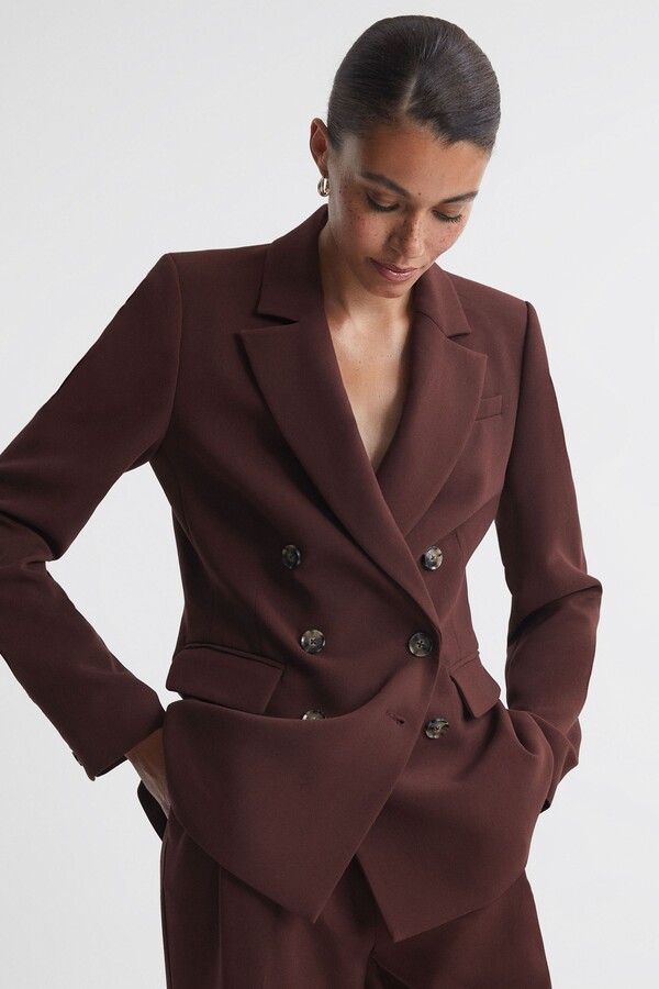 Paige Double Breasted Suit Blazer - ShopStyle