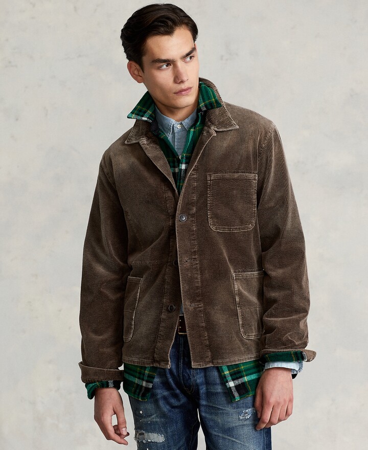 Polo Ralph Lauren Men's Stretch Corduroy Chore Jacket - ShopStyle