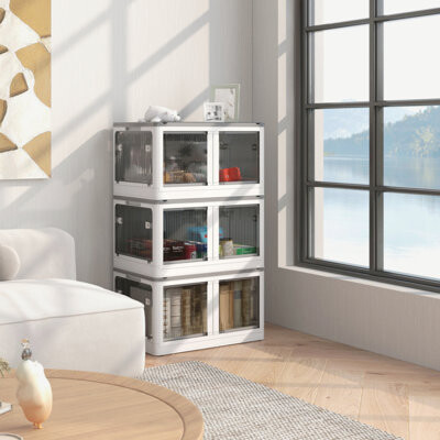 Rebrilliant 32 Gal Stackable Storage Bins With Lids, 3 Packs ...