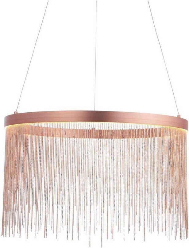 Netlighting Zelma LED Pendant Light Fine Copper Chain Waterfall Effect ...