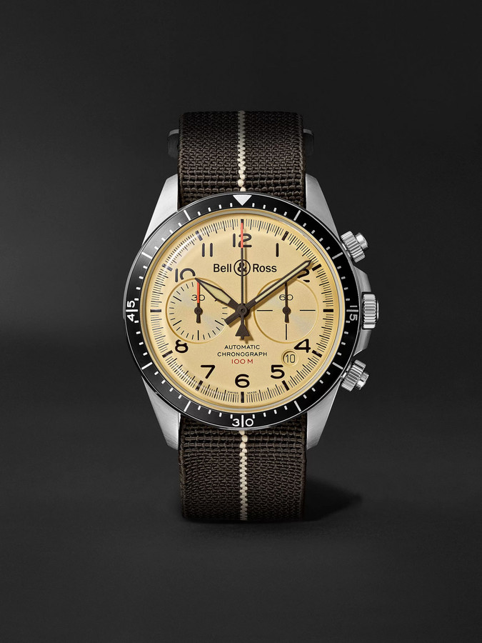 Bell & Ross Br V2-94 Military Beige Automatic Chronograph 41mm ...