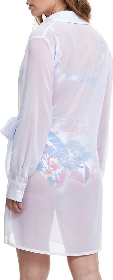 Gottex Swimwear Tutti Frutti Sheer Wrap Dress - ShopStyle