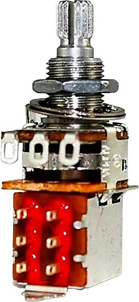 Allparts Alpha 500K ohm Push/Pull Audio Taper Split Shaft Pot 20 Pack ...