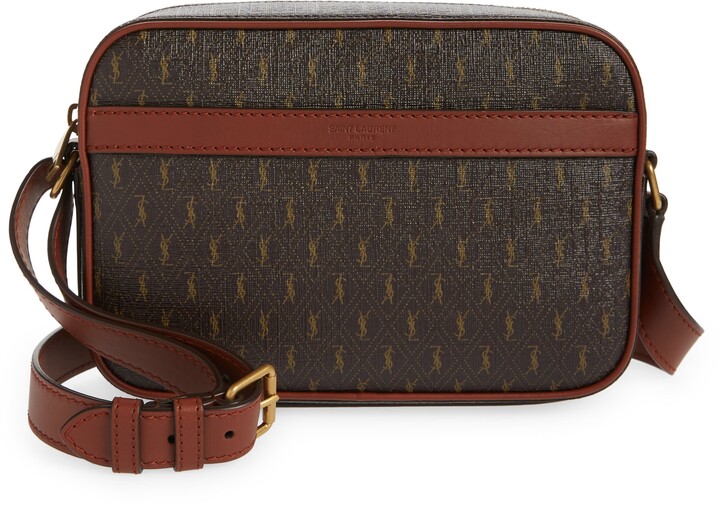 Saint Laurent Le Monogramme Coated Canvas Camera Bag - ShopStyle