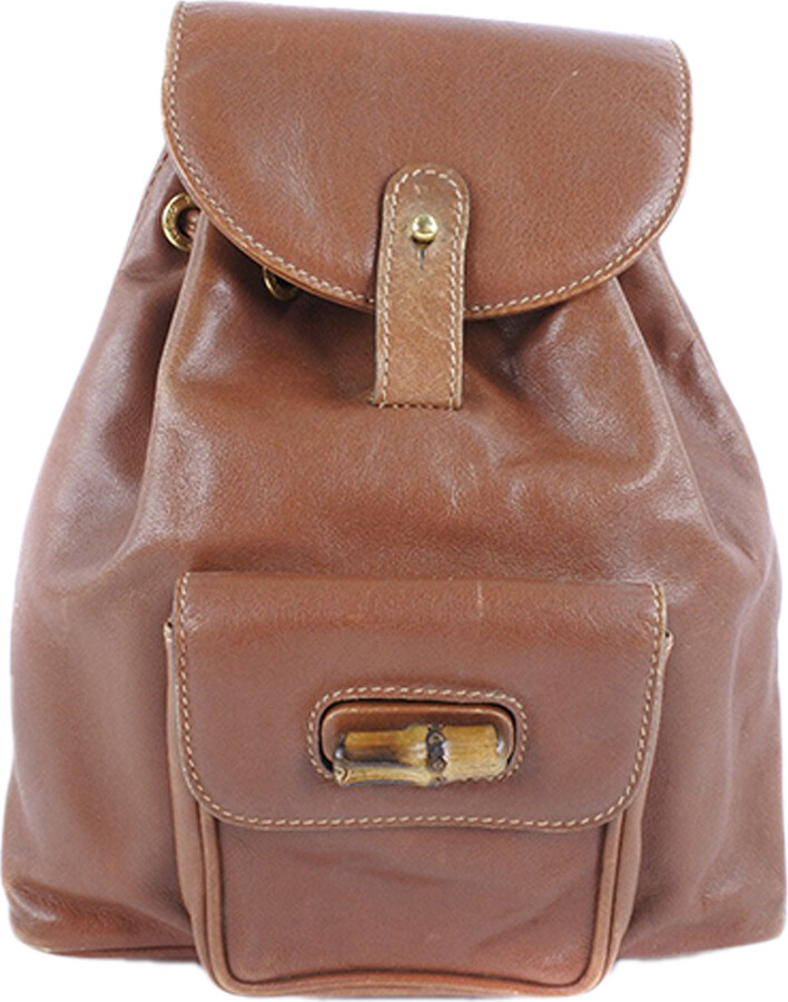 Gucci Bamboo pony-style calfskin backpack - ShopStyle