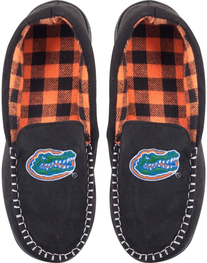 Men's FOCO Florida Gators Team Logo Flannel Moccasin Slippers - ShopStyle