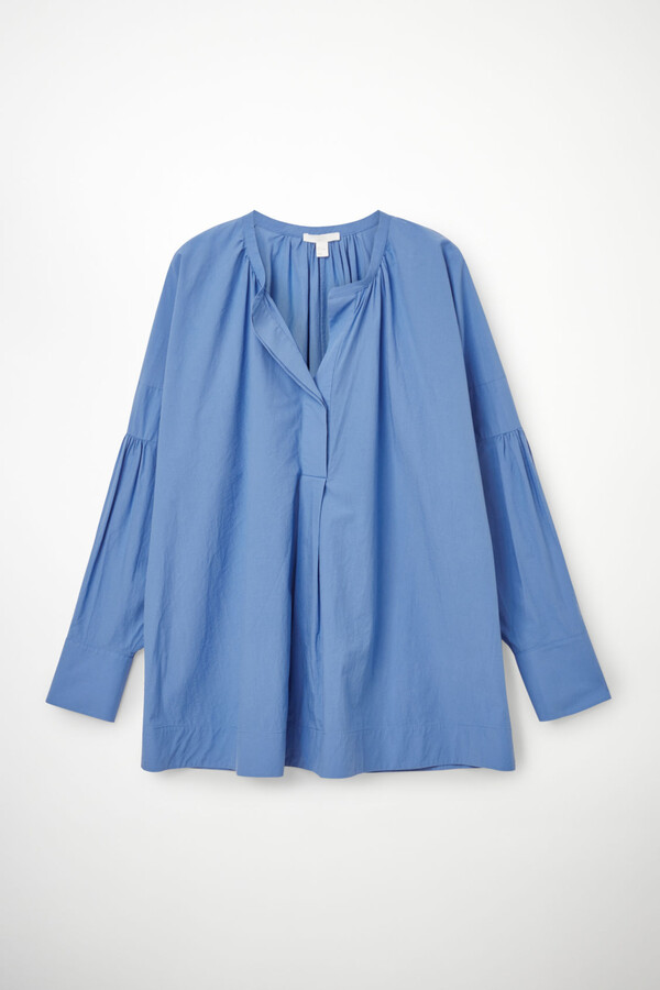 COS Pleated Tunic - ShopStyle Tops