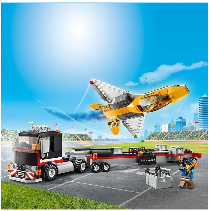 Lego City Great Vehicles Airshow Jet Transporter Toy 60289 - ShopStyle