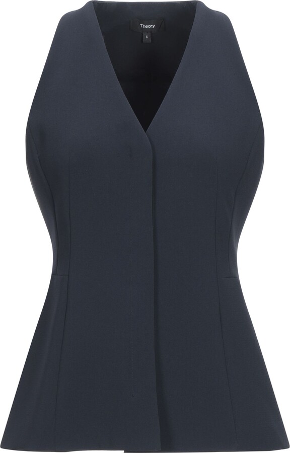 Theory Top Midnight Blue - ShopStyle