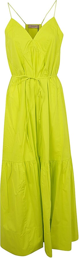 Twin-Set Long Cut Out Dress - ShopStyle