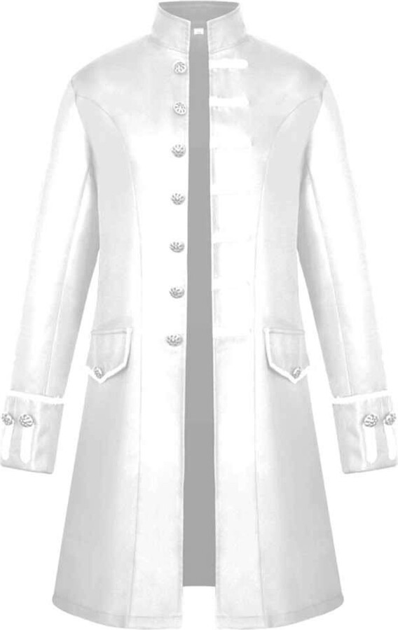 HARRYSTORE Mens Steampunk Victorian Medieval Jacket Pirate Costume ...