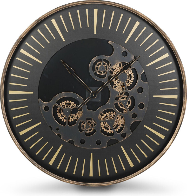 Libra Interiors Palladium Wall Clock with moving Dials 100cm - ShopStyle