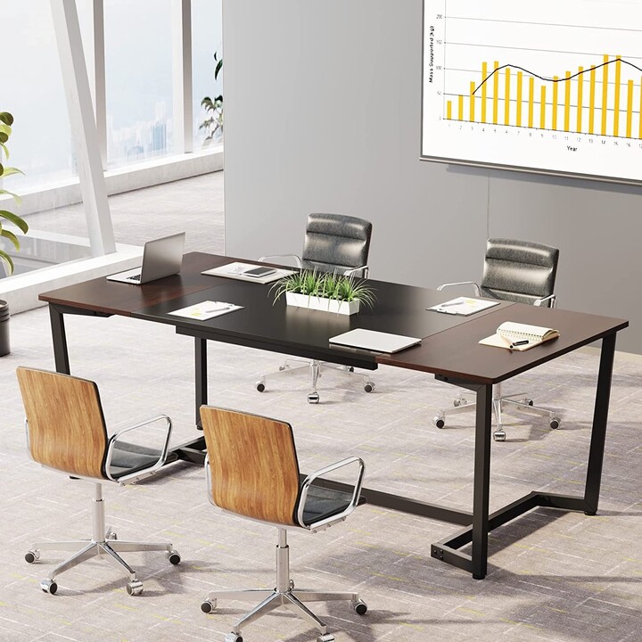 Bluebell 6FT Conference Table 70.8L x 31.5W inch Meeting Table for ...